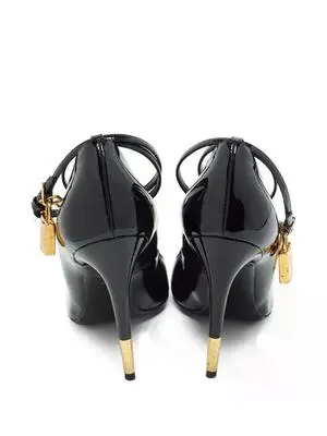 TOM FORD Padlock Pointed-toe Pumps - Black