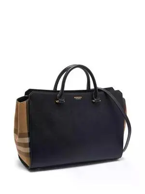 Burberry Medium Banwell Check Tote Bag
