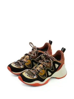 Fendi Ffluid Panelled Low-top Sneakers