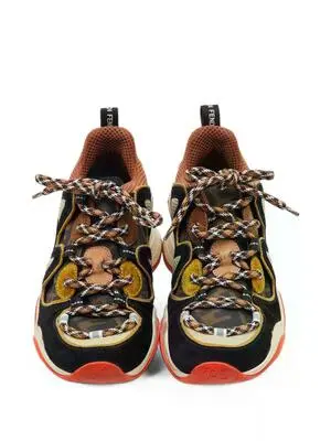 Fendi Ffluid Panelled Low-top Sneakers