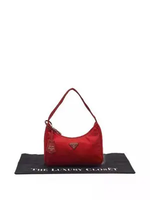 Prada Re-edition 2000 Logo-plaque Tote Bag