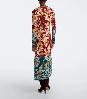 La DoubleJ Coven Jacquard Cotton-blend Midi Dress