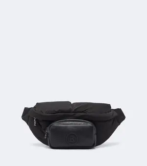 Bogner Runa Leather-trimmed Belt Bag - Black