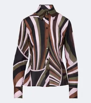 Emilio Pucci Iride Cotton Muslin Shirt - Multicoloured