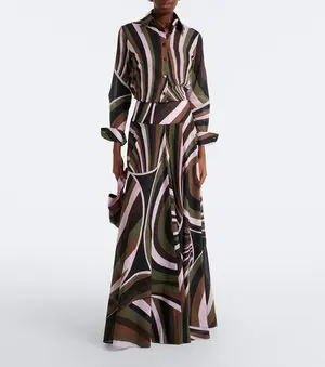 Emilio Pucci Iride Cotton Muslin Shirt