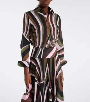 Emilio Pucci Iride Cotton Muslin Shirt
