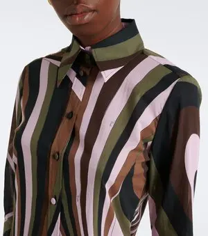 Emilio Pucci Iride Cotton Muslin Shirt