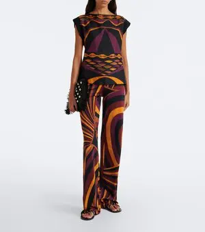 Emilio Pucci Dune Silk Twill Top