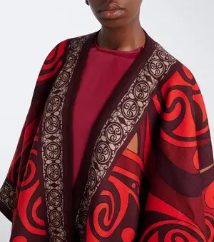 La DoubleJ Alchemy Printed Wool Shawl