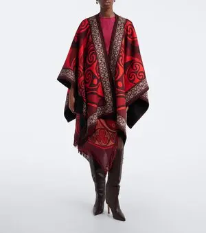 La DoubleJ Alchemy Printed Wool Shawl