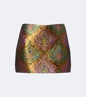 Retrofete Delphira Brocade Miniskirt - Multicoloured