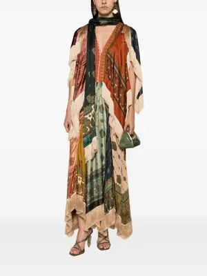 Zimmermann Valiant Printed Silk Dress