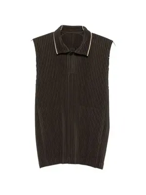 Issey Miyake Straight Hem Vests For Men
