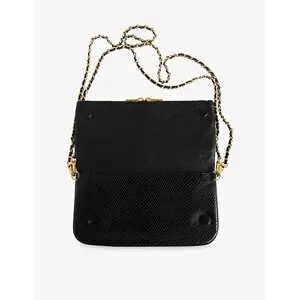 Zadig&Voltaire Rock Soft Wild Leather Clutch Bag