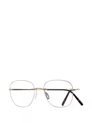 SILHOUETTE Rimless Geometric-frame Glasses - Gold