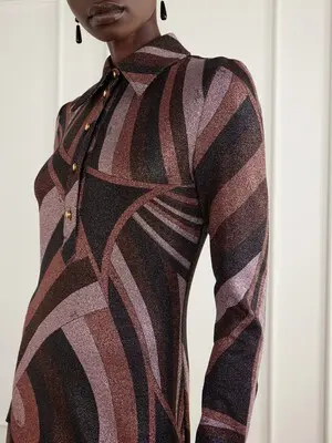 Emilio Pucci Printed Stretch-jersey Maxi Dress