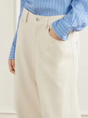 Auralee Silk Wide-leg Pants