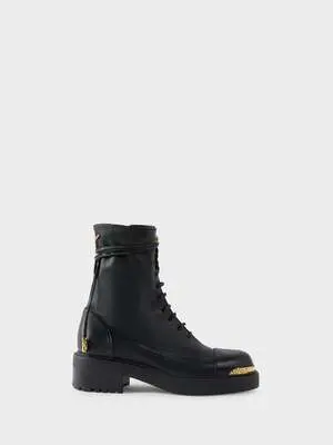 GIUSEPPE ZANOTTI Harly Combat Boot - Black