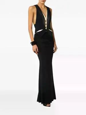 Elisabetta Franchi Ruched Maxi Skirt
