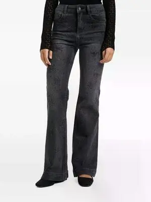 Liu Jo Rhinestone-embellished Flared Jeans