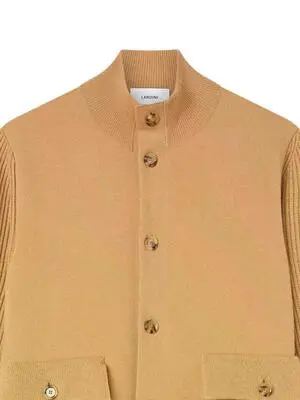 LARDINI Button-up Knitted Jacket