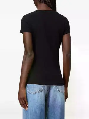 Armani Exchange Rhinestone-embellished T-shirt