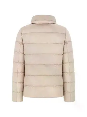 MOORER Argentea Quilted Funnel-neck Jacket