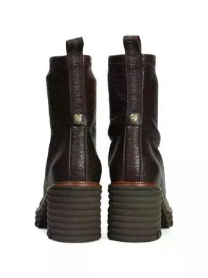 PEDRO MIRALLES Grained-leather Ankle Boots
