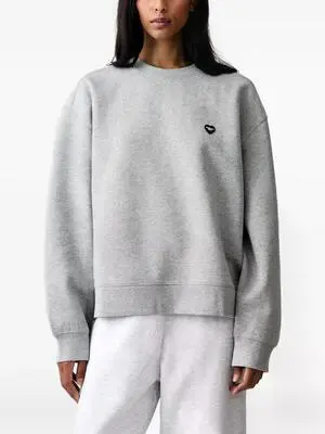Carhartt Work In Progress Heart-patch Sweatshirt - Grey