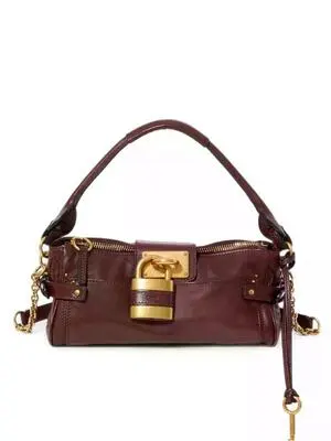 Chloé Small Paddington Grained Leather Tote Bag - Brown