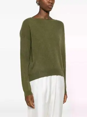 C.T.PLAGE Fine-knit Boat-neck Sweater