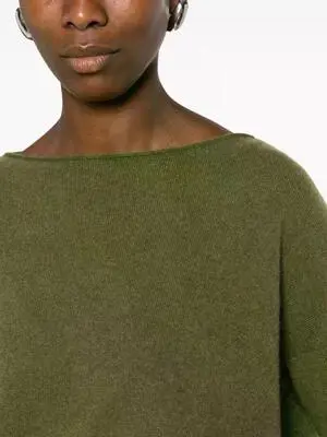 C.T.PLAGE Fine-knit Boat-neck Sweater