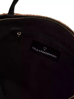 Lola Casademunt Chevron-knit Logo-patch Tote Bag