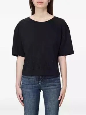 Armani Exchange Rhinestone-embellished T-shirt