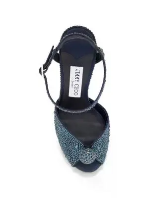 JIMMY CHOO 85mm Sacora Sandals