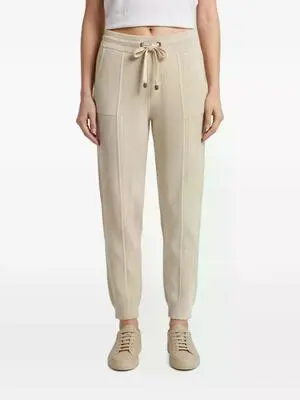 Brunello Cucinelli Ribbed-knit Drawstring Trousers