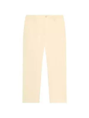 LARDINI Flat-front Cotton-twill Trousers - Neutrals
