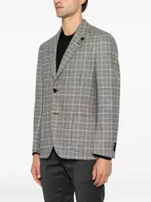 LARDINI Prince Of Wales Check Blazer