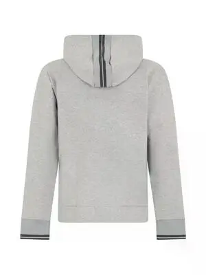 BOSS Cotton-blend Zip-up Hoodie With Stripe Details