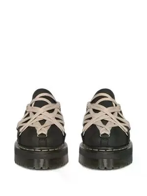 Rick Owens X Dr. Martens Quad Sole Megalace Slip-ons