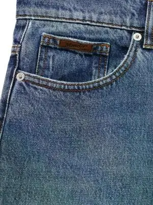 Moncler Logo-patch Straight-leg Jeans