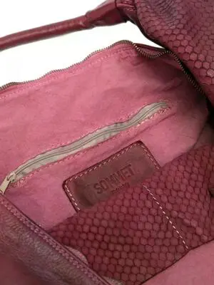 SOMMET Dune Snakeskin-effect Shoulder Bag