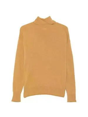 C.T.PLAGE Roll-neck Cashmere Sweater - Neutrals