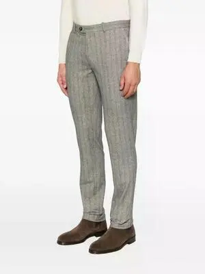 CIRCOLO 1901 Herringbone-pattern Trousers