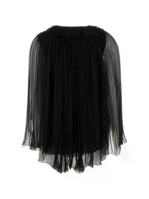 Alberta Ferretti Pleated Ruffled Blouse