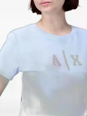 Armani Exchange Rhinestone-embellished T-shirt