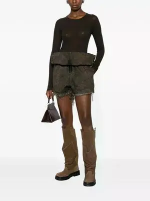 Rick Owens Ribbed-knit Trousers