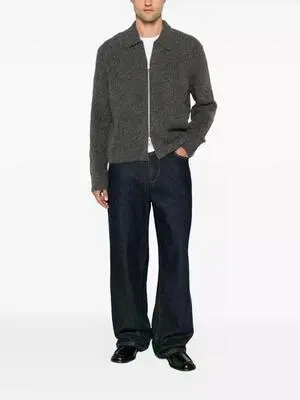 SAMSOE SAMSOE Zip-up Collared Cardigan
