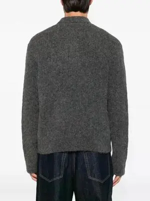SAMSOE SAMSOE Zip-up Collared Cardigan