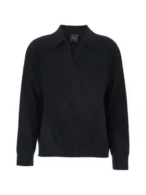 PLAIN Polo-collar Cashmere Sweater